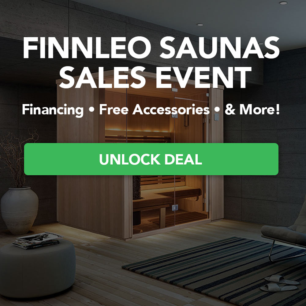 Finnleo Sauna Sales Event - Artesian Pools & Spas